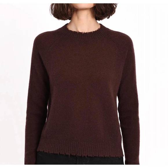 Minnie Rose | Sweaters | New Minnie Rose Cashmere Frayed Edge Cropped ...